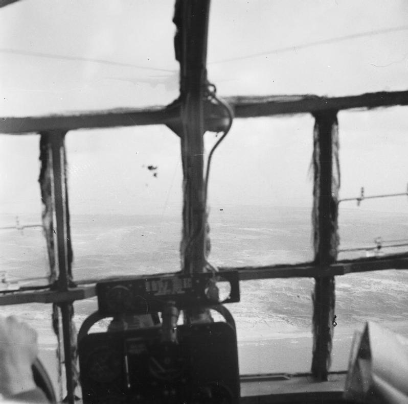 A pilots-eye view from the cockpit of a glider